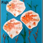 Sponge Painted Ocean Art For Kids - Craftulate