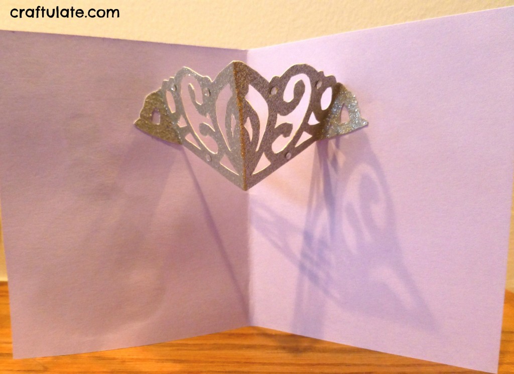 Princess Card with Pop-Up Tiara - Craftulate