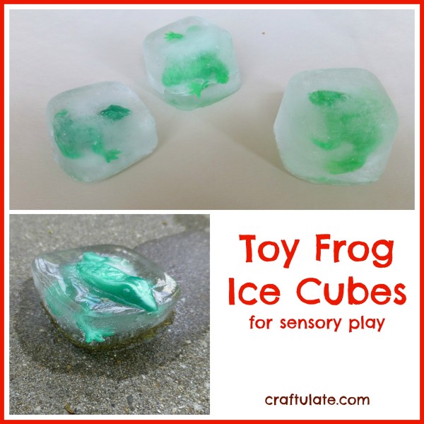 Toy Frog Ice Cubes - Craftulate