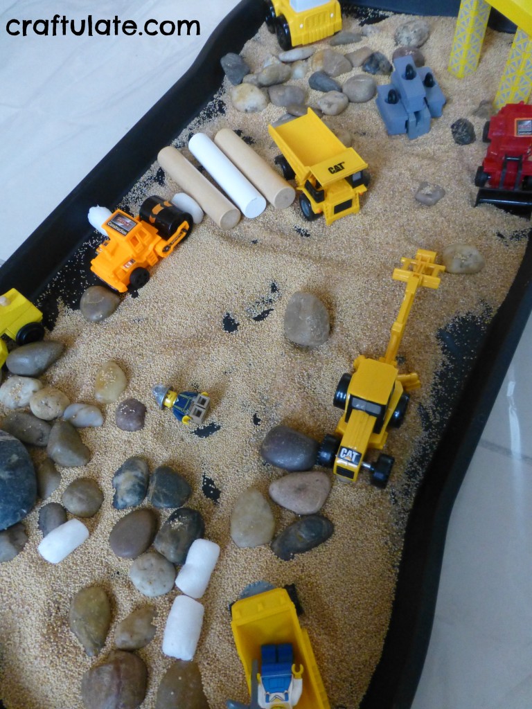 Construction Site Sensory Play - Craftulate