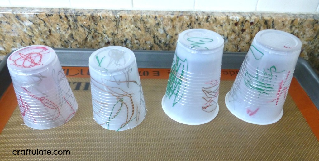 Melted Plastic Cup Ornaments - Craftulate