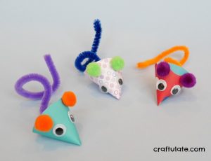 Mouse Finger Puppets – Craftulate