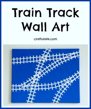 Train Track Art – Craftulate