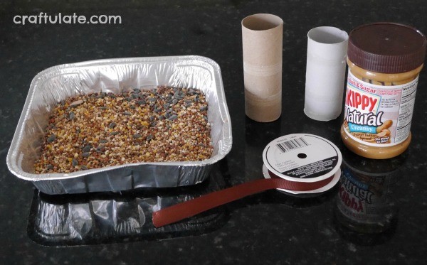 Cardboard Tube Bird Feeder - Craftulate