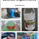 Four Science Experiments for Beginners from Craftulate