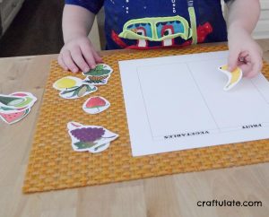 Fruit or Vegetable Game for Kids – Craftulate
