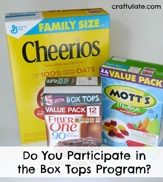 Do You Participate in the Box Tops Program? - Craftulate