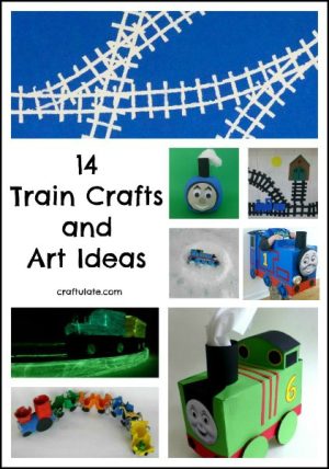 14 Train Crafts and Art Ideas – Craftulate