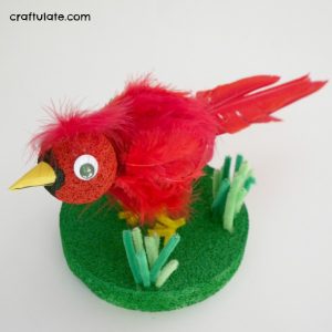 Cardinal Craft for Kids – Craftulate
