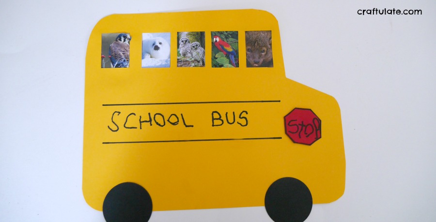 School Bus Friends Craft - Craftulate