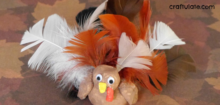 Clay Turkey Craft for Kids - Craftulate