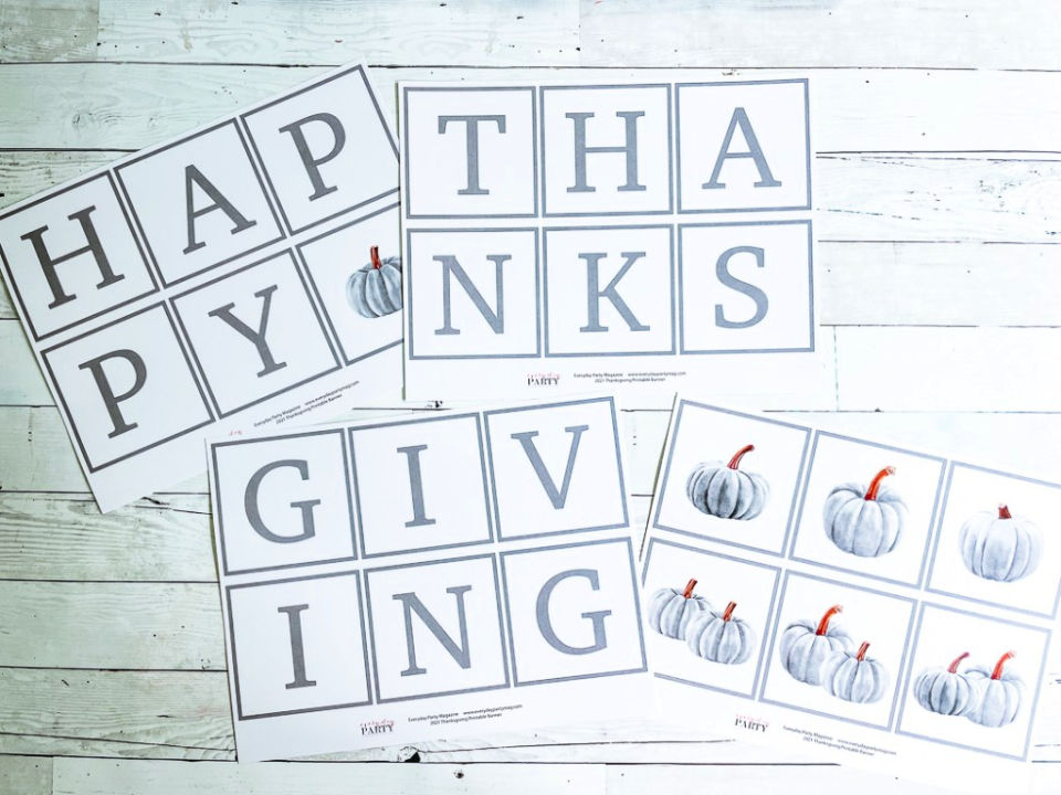 25 Printable Thanksgiving Crafts for Kids - Craftulate