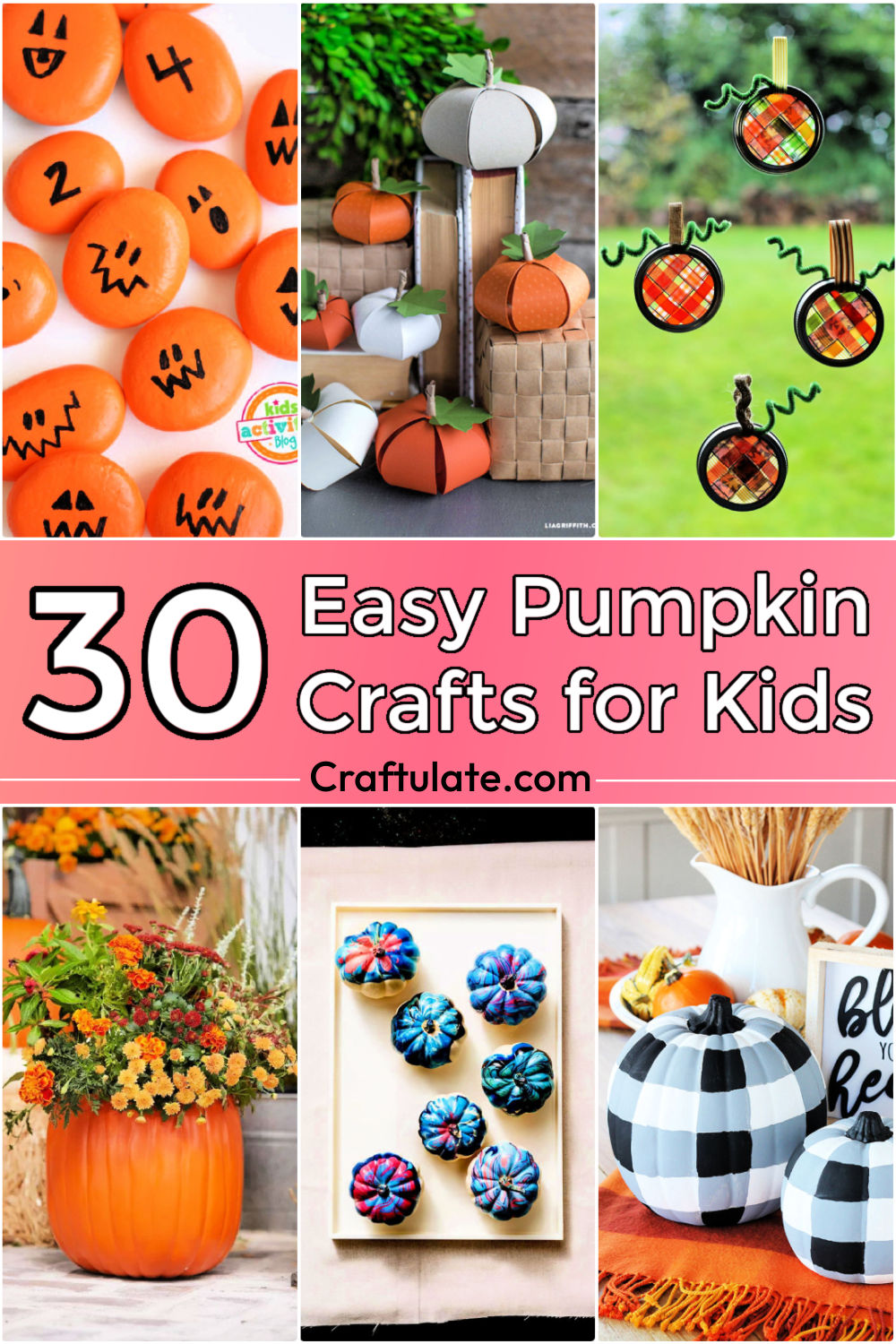 30 Easy DIY Pumpkin Crafts and Art Ideas for Kids