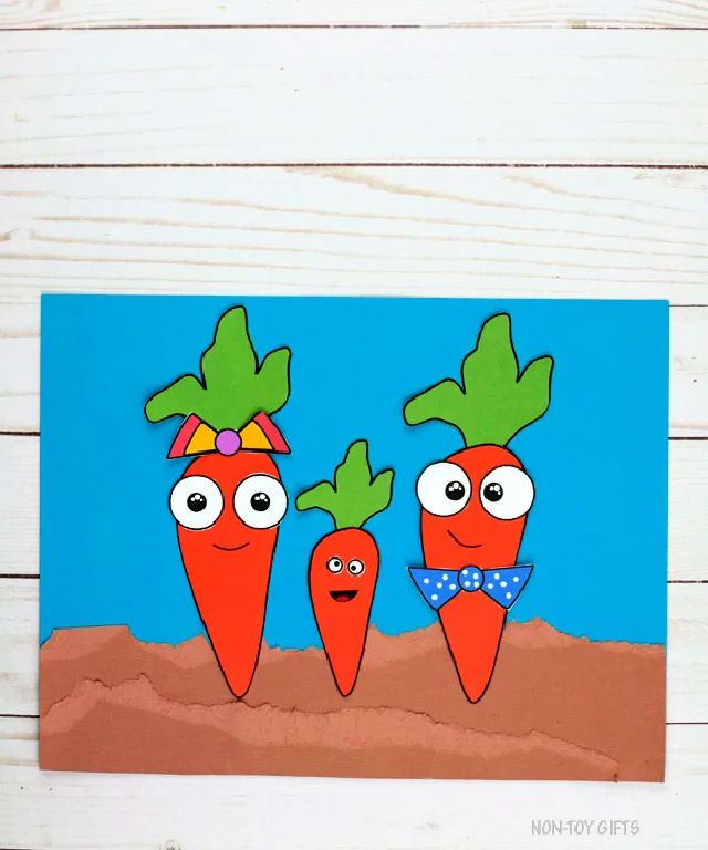 15 Easy Carrot Crafts for Kids - Craftulate