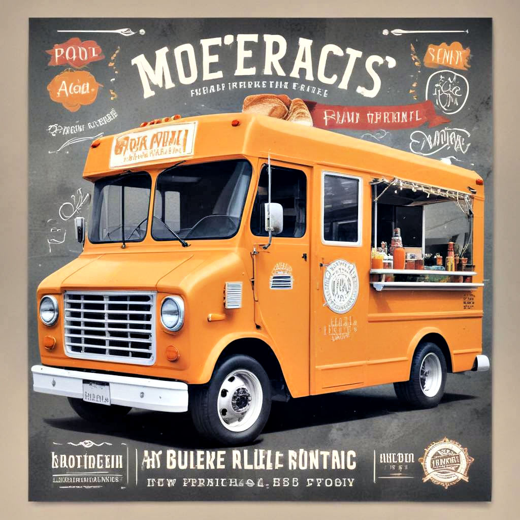Food Truck Frenzy: Poster Ideas for Mobile Culinary Adventures - Craftulate