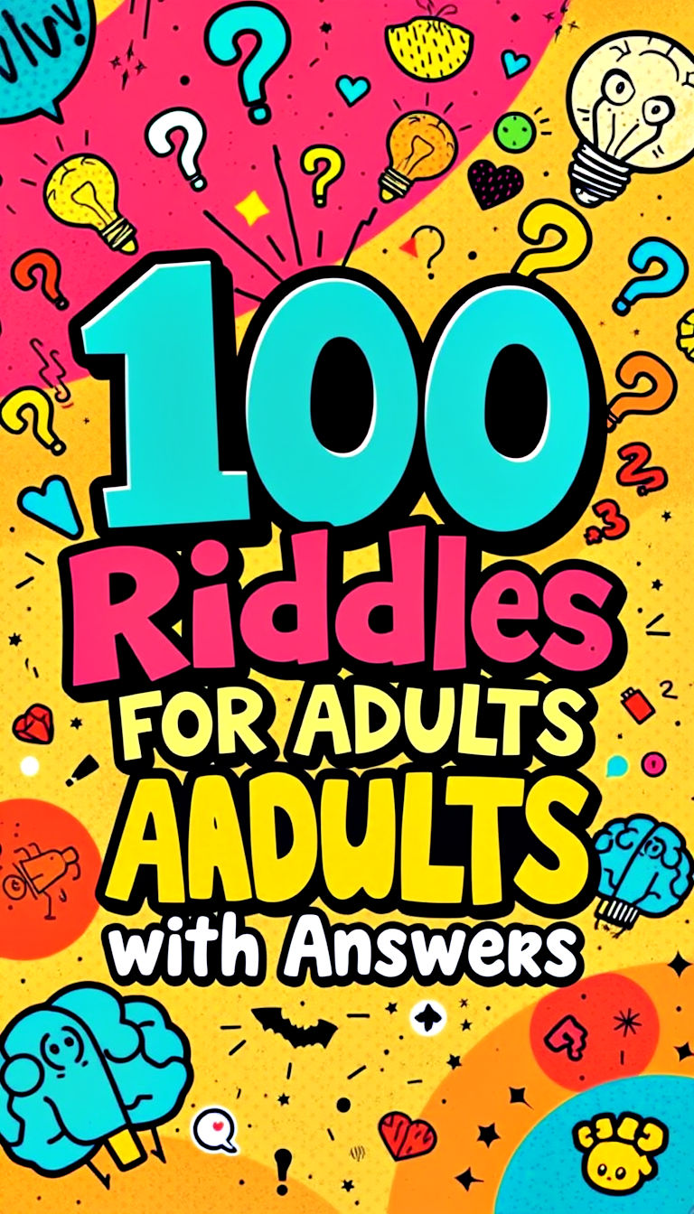 100 Best Riddles for Adults with Answers: Hours of Fun - Craftulate