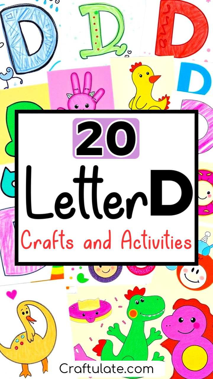 20 Letter D Crafts and Activities for Preschoolers - Craftulate
