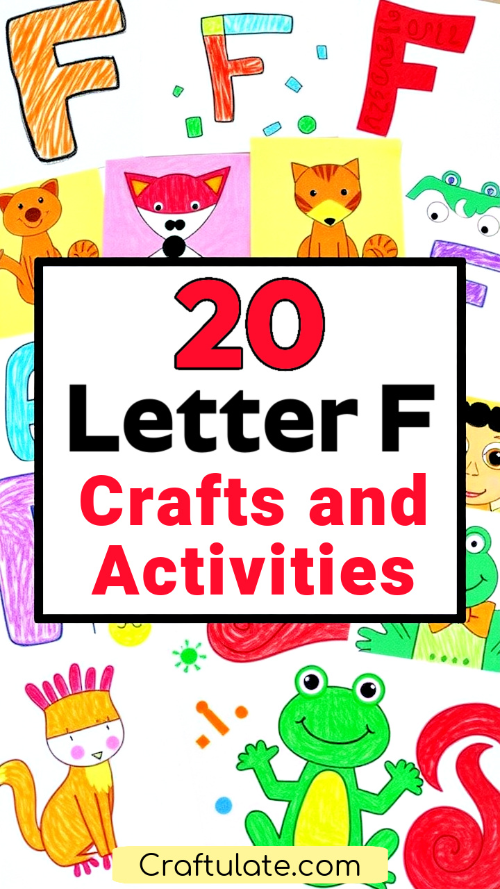 20 Letter F Crafts and Activities for Preschoolers - Craftulate