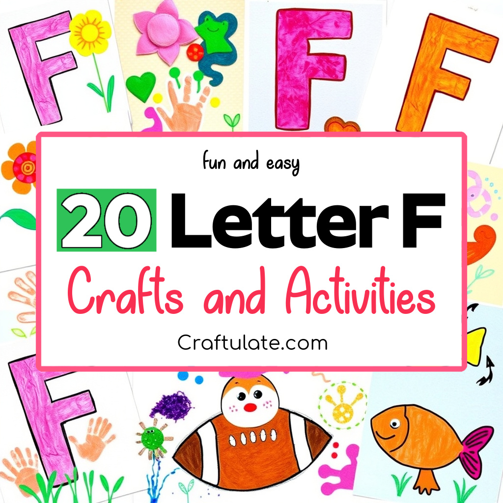 20 Letter F Crafts and Activities for Preschoolers - Craftulate
