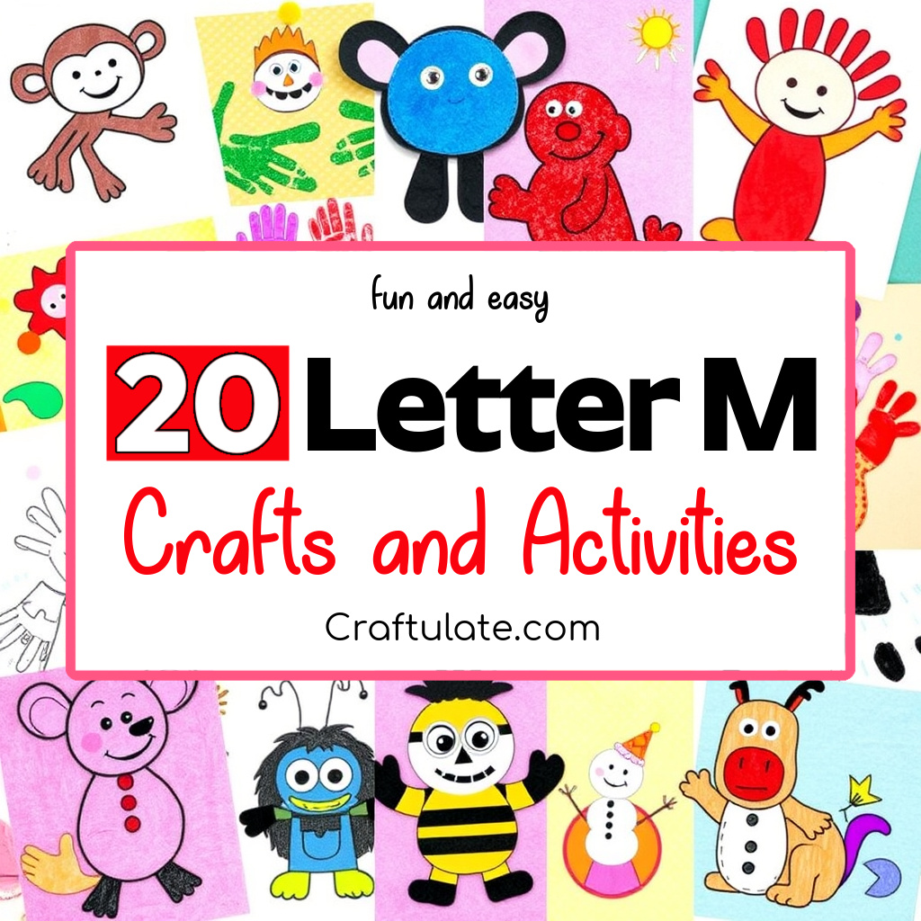 20 Letter M Crafts and Activities for Preschoolers - Craftulate