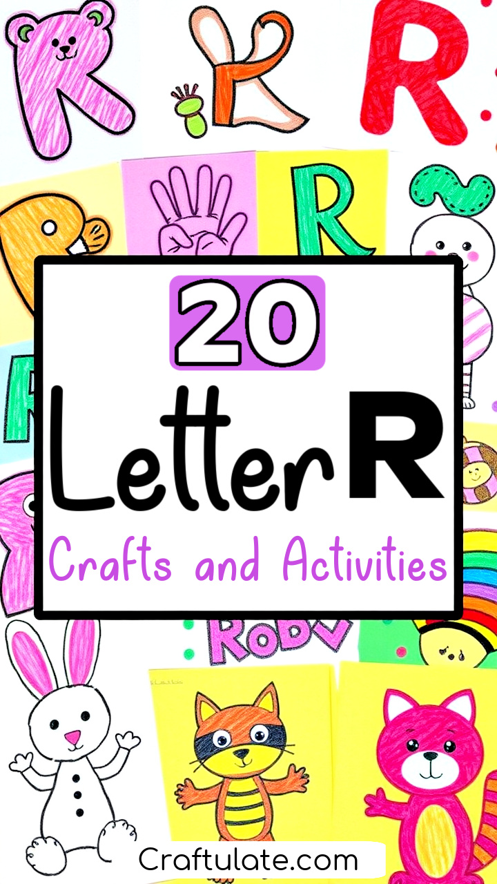 20 Letter R Crafts and Activities for Preschoolers - Craftulate