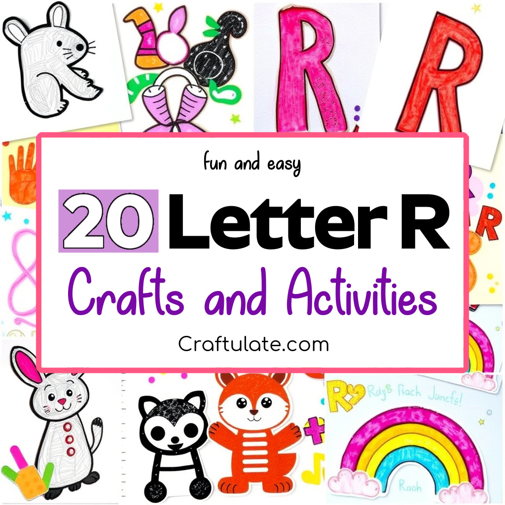 20 Letter R Crafts and Activities for Preschoolers - Craftulate