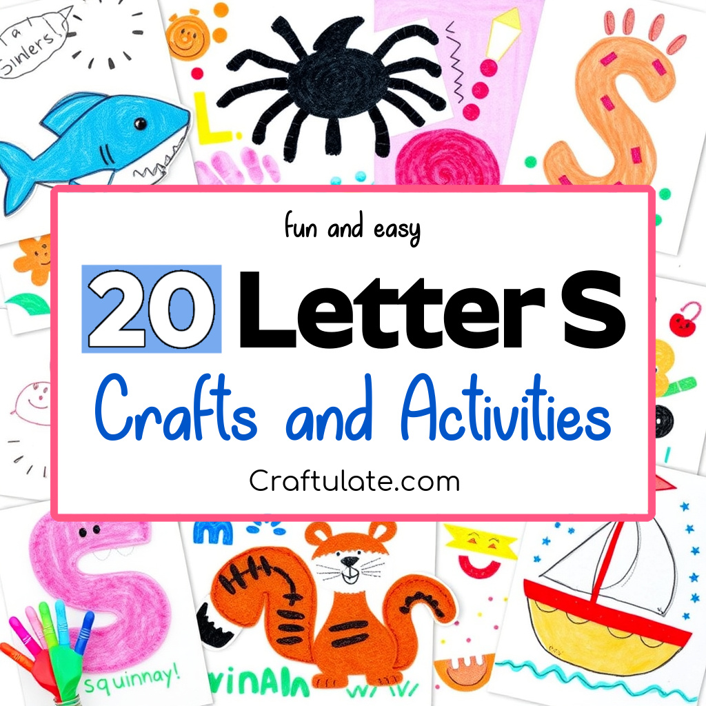 20 Letter S Crafts and Activities for Preschoolers - Craftulate