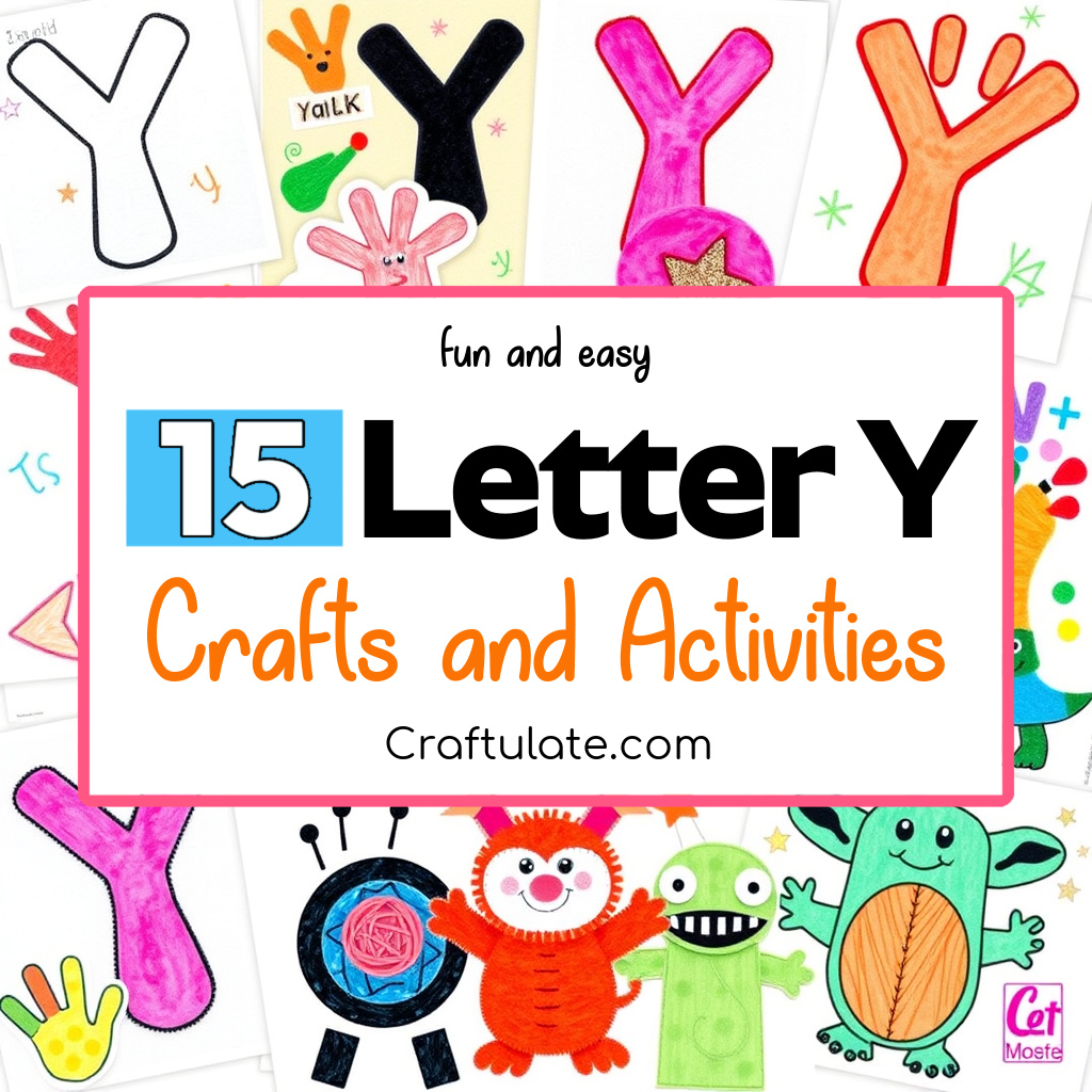 15 Letter Y Crafts and Activities for Preschoolers - Craftulate