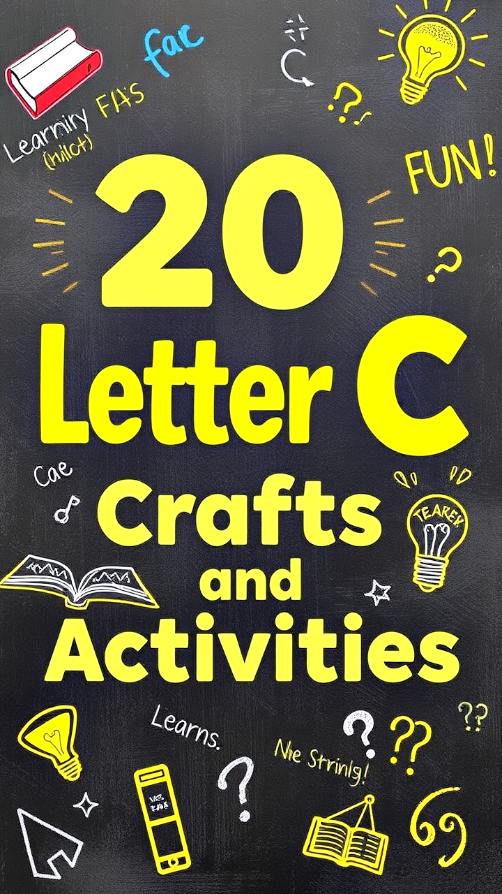 20 Letter C Crafts and Activities for Kids of All Ages - Craftulate