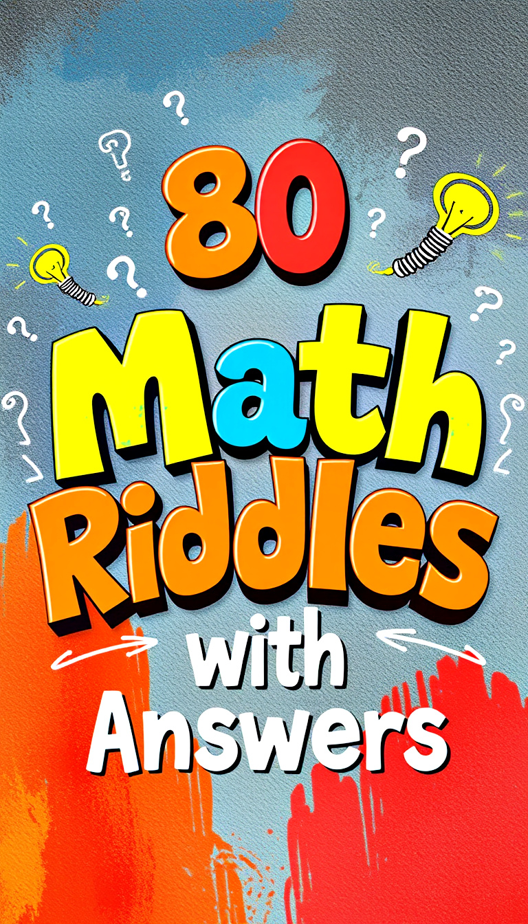 80 Math Riddles with Answers for All Ages - Craftulate