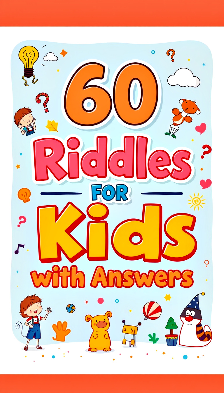 60 Riddles for Kids with Answers (For All Ages) 2024 - Craftulate