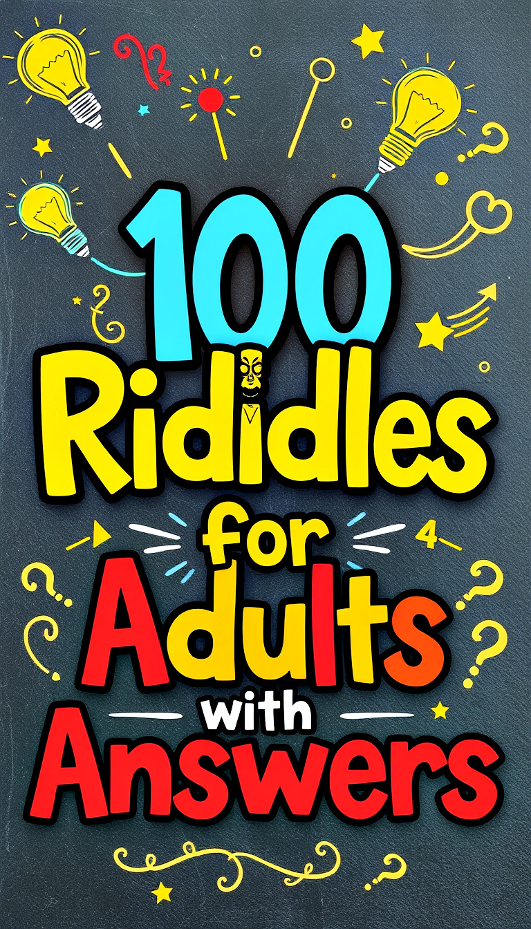 100 Best Riddles for Adults with Answers: Hours of Fun - Craftulate