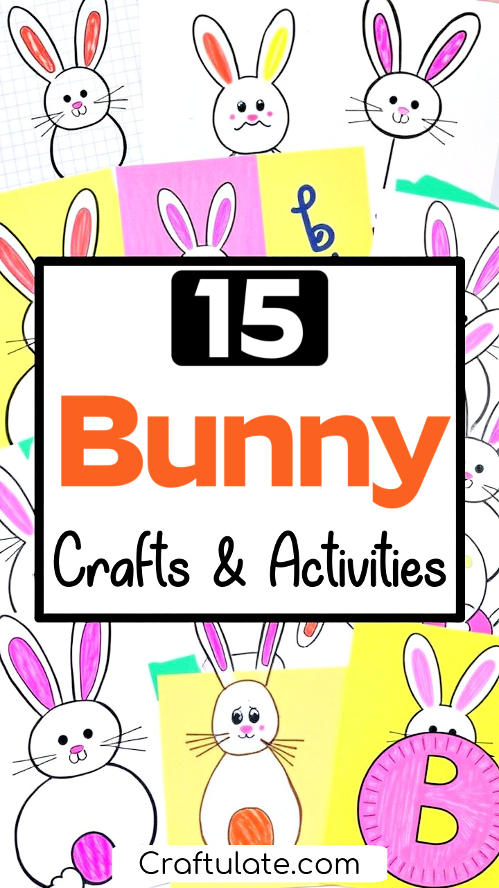 15 Easy Bunny Crafts for Toddlers and Preschoolers - Craftulate