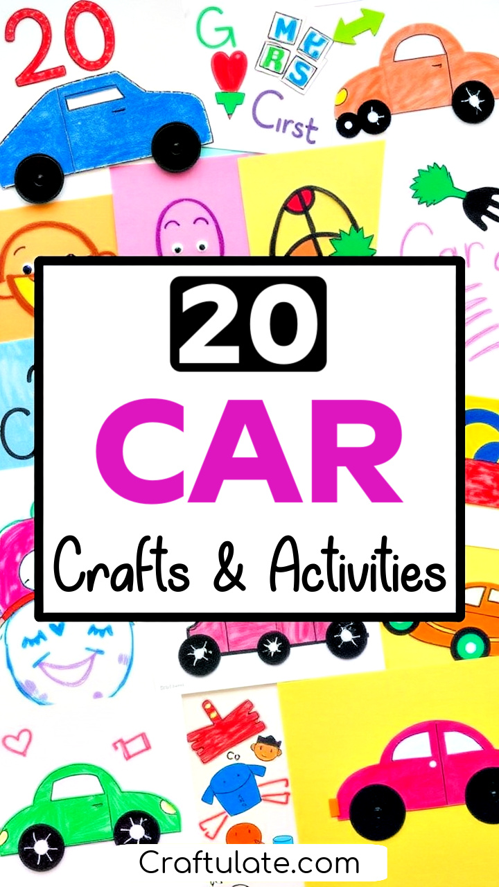 25 Easy Car Crafts for Kids - Craftulate