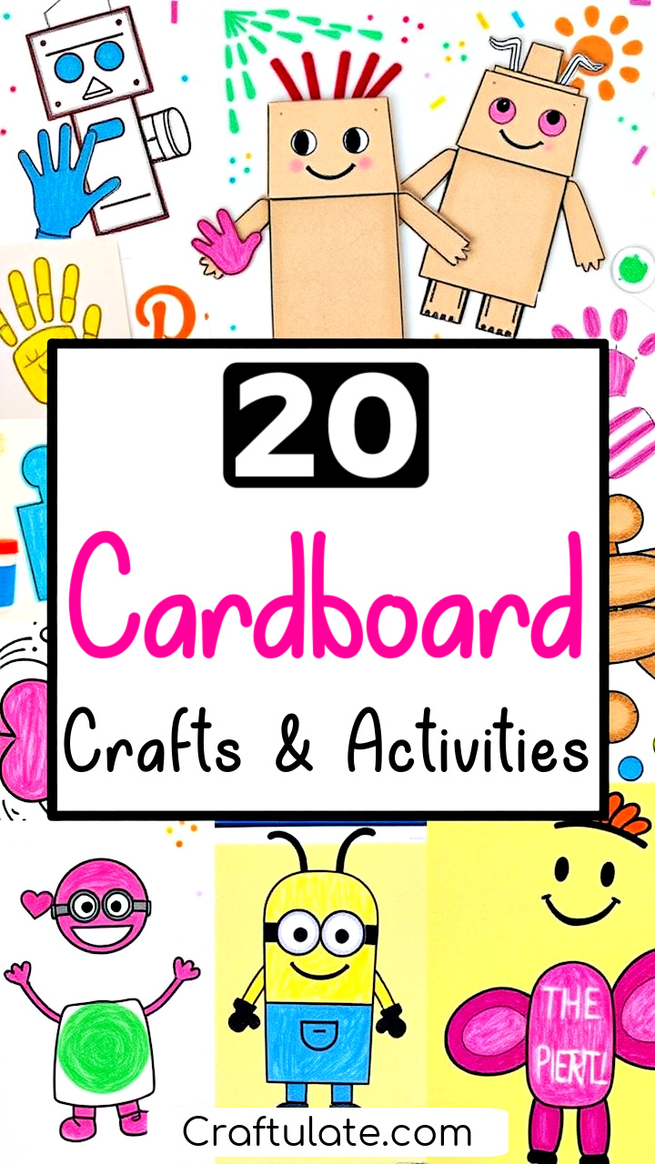 20 Easy Cardboard Crafts for Kids - Fun Things to Make