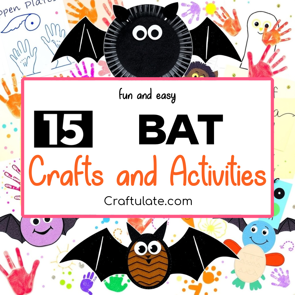15 Easy Bat Crafts for Kids - Craftulate