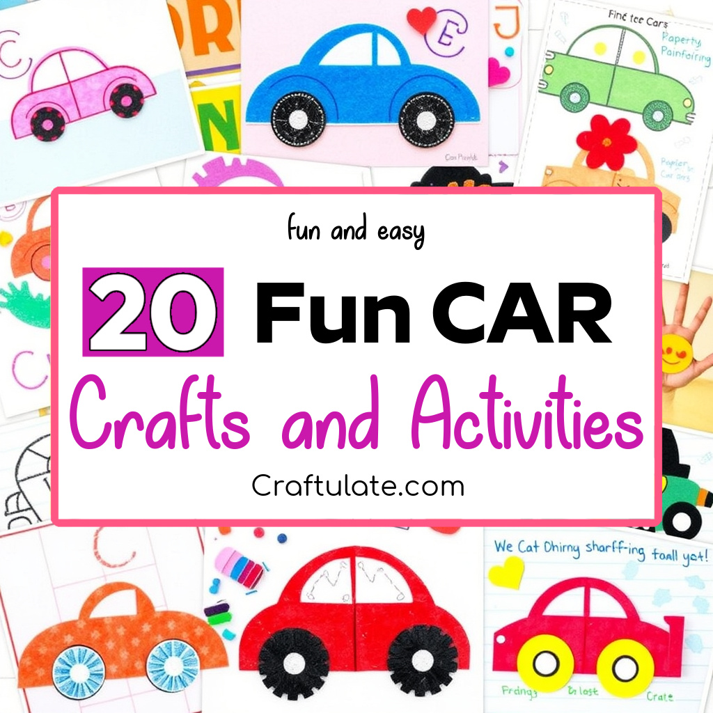 25 Easy Car Crafts for Kids - Craftulate