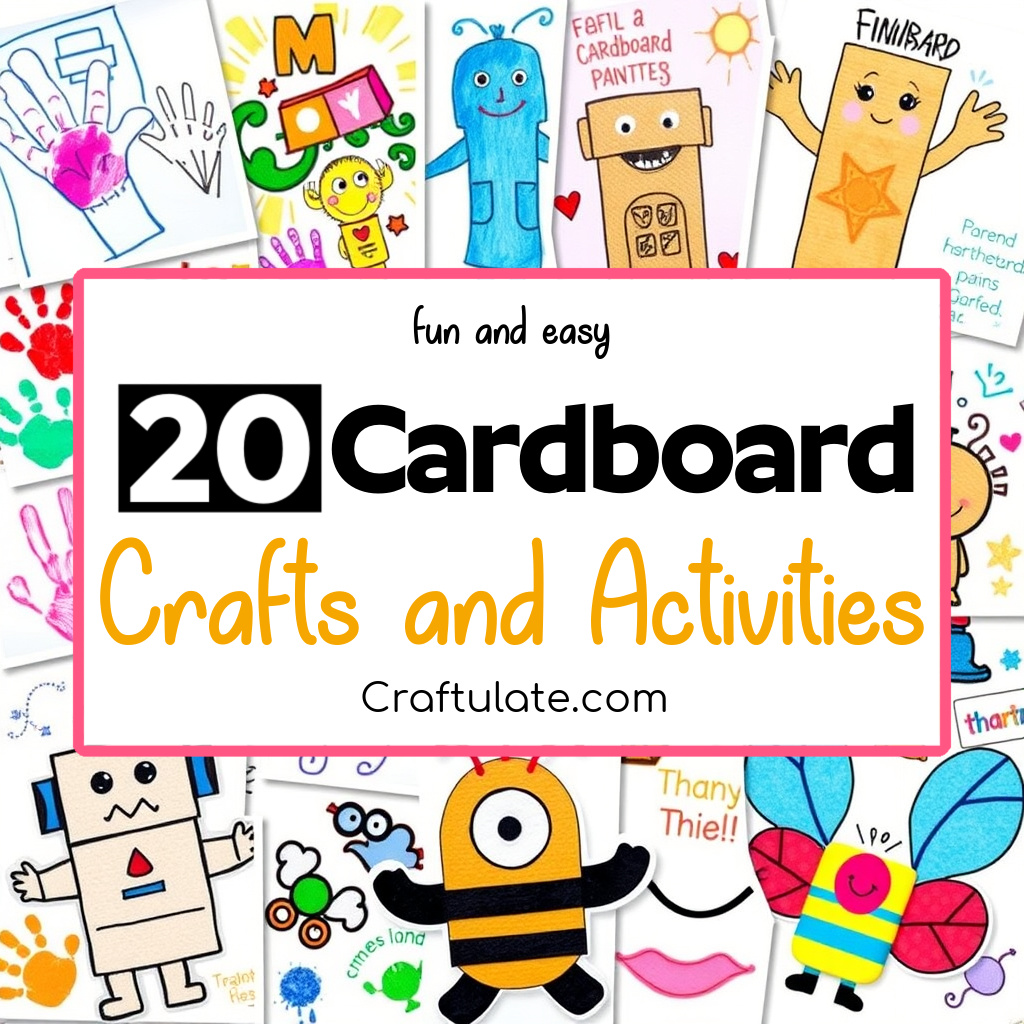 20 Easy Cardboard Crafts for Kids - Fun Things to Make