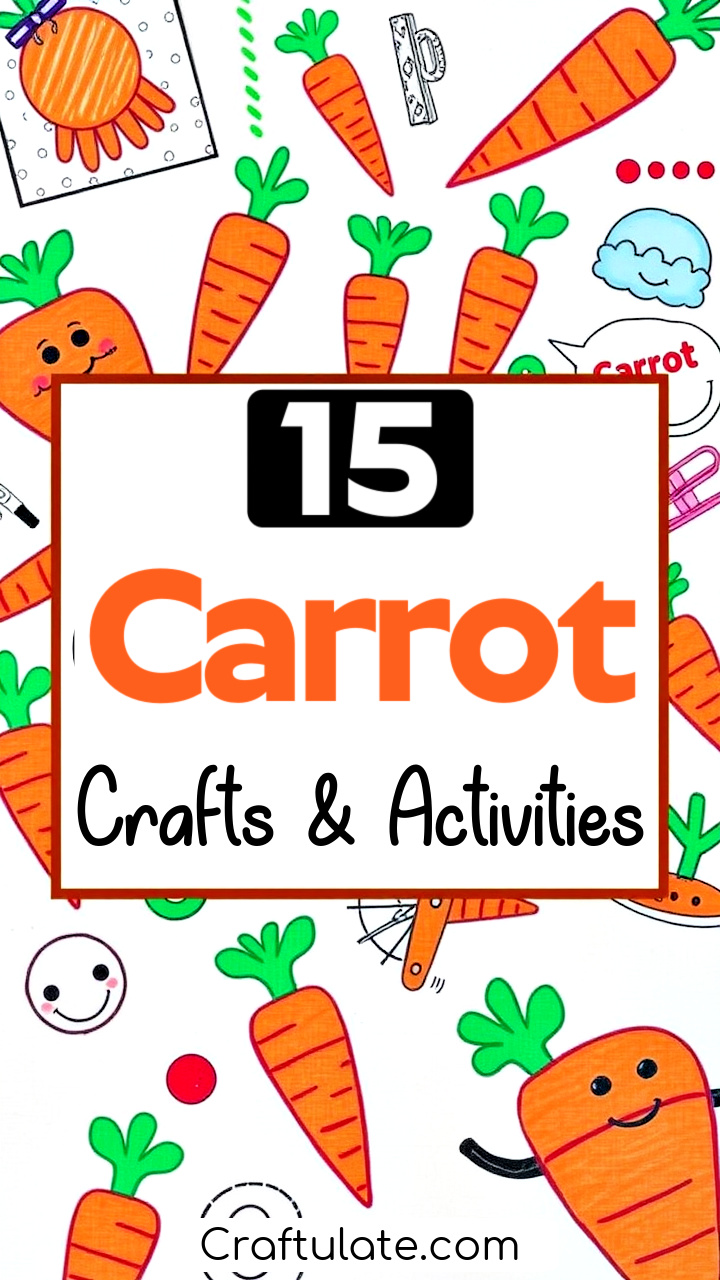 15 Easy Carrot Crafts for Kids - Craftulate